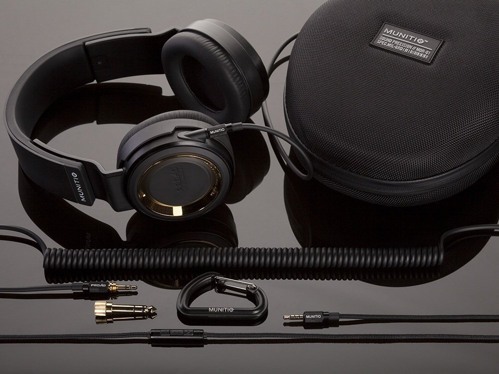 Amazon.com: Munitio PRO40 High-Performance Headphones, Gold : Electronics