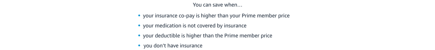 Rx Savings with Amazon Prime