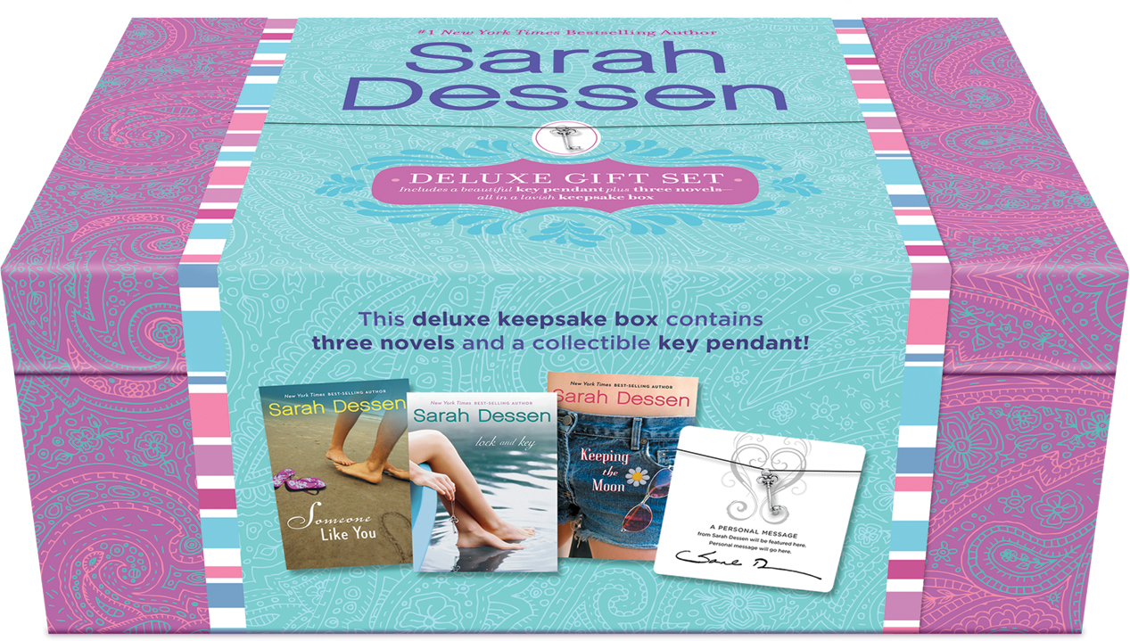 Amazon.com: Sarah Dessen Deluxe Gift Set (3 Books + Keepsake Charm ...