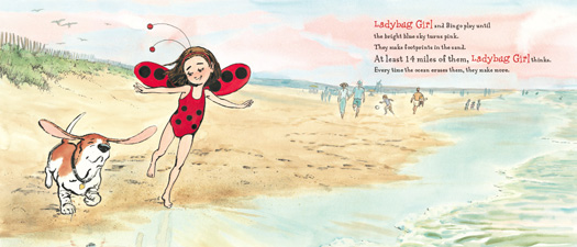 Ladybug Girl at the Beach