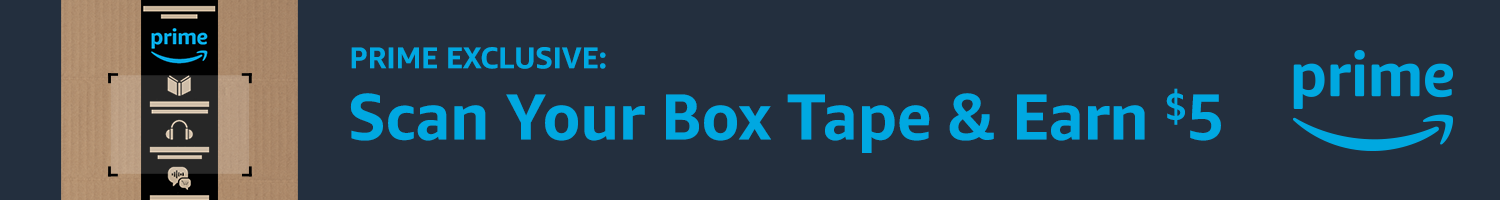Amazon Prime Promotion: Earn $5 When You Scan Your Box Tape