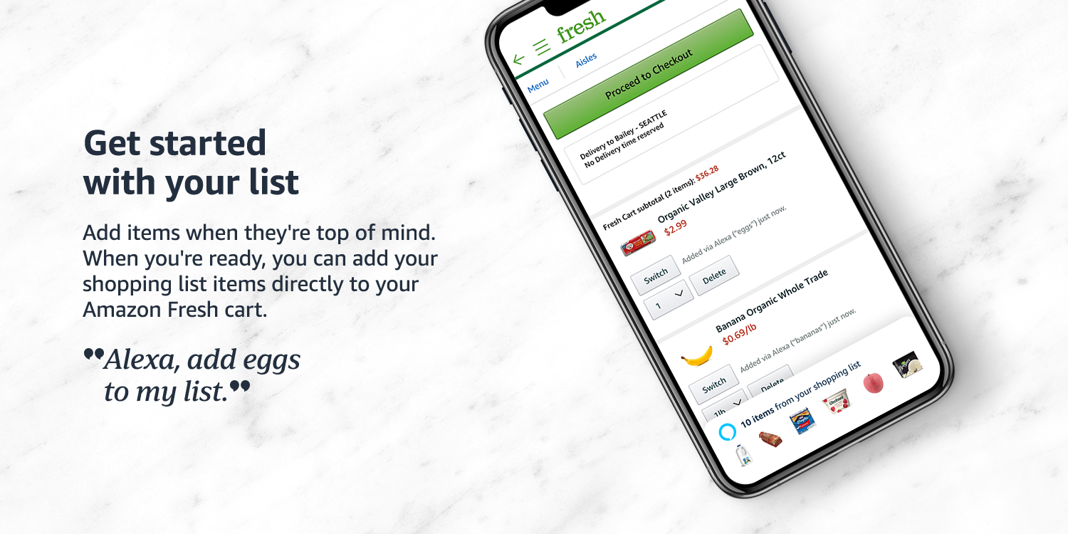 Get started with your list