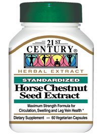 Amazon.com: 21st Century Horse Chestnut Extract Veg Capsules, 60 Count ...