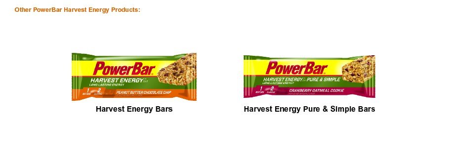 Amazon.com: PowerBar Harvest Energy Bars, Double Chocolate Crisp, 2.29 ...