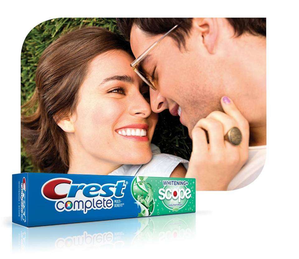 Crest Complete Multi-Benefit Fluoride Toothpaste, Whitening + Scope ...