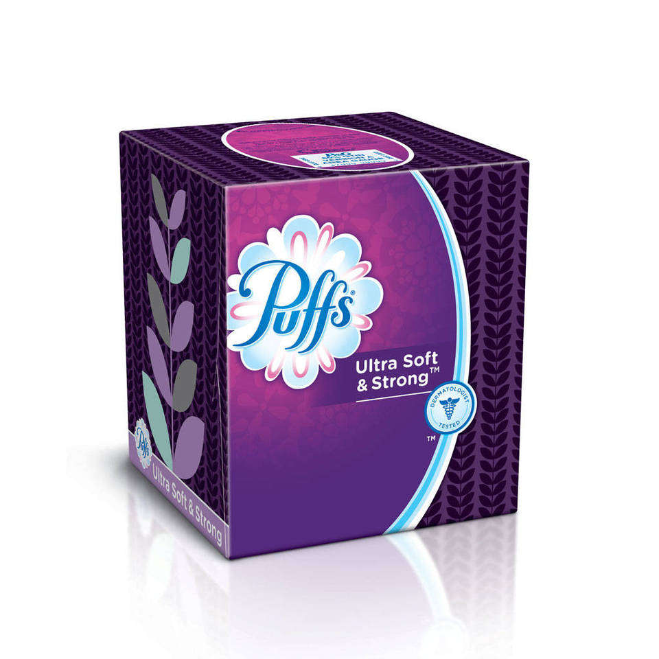 Amazon.com: Puffs Plus Lotion Facial Tissues, 24 Cube Boxes (56 Tissues ...