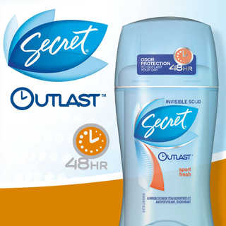 Amazon.com: Secret Outlast Invisible Solid Antiperspirant and Deodorant ...