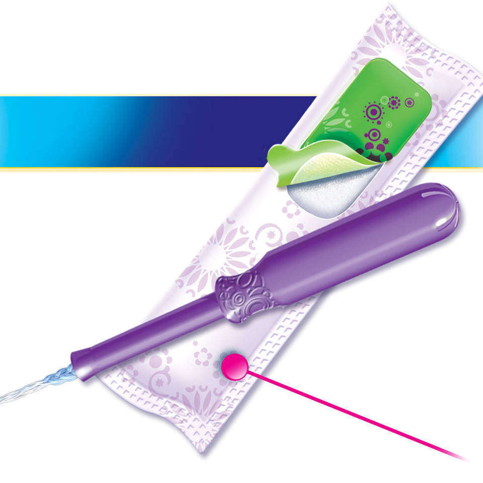 Amazon.com: Tampax Radiant 衛生棉條常規/超吸水性兩件組,無香味,28 入 : 健康與家庭