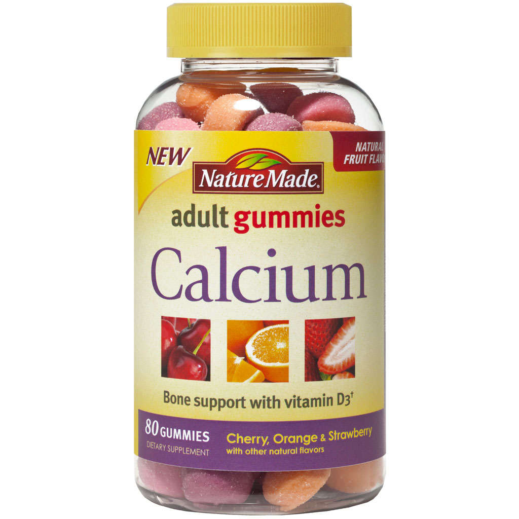 Amazon.com: Nature Made Calcium Adult Gummies, 80 Count: Health ...