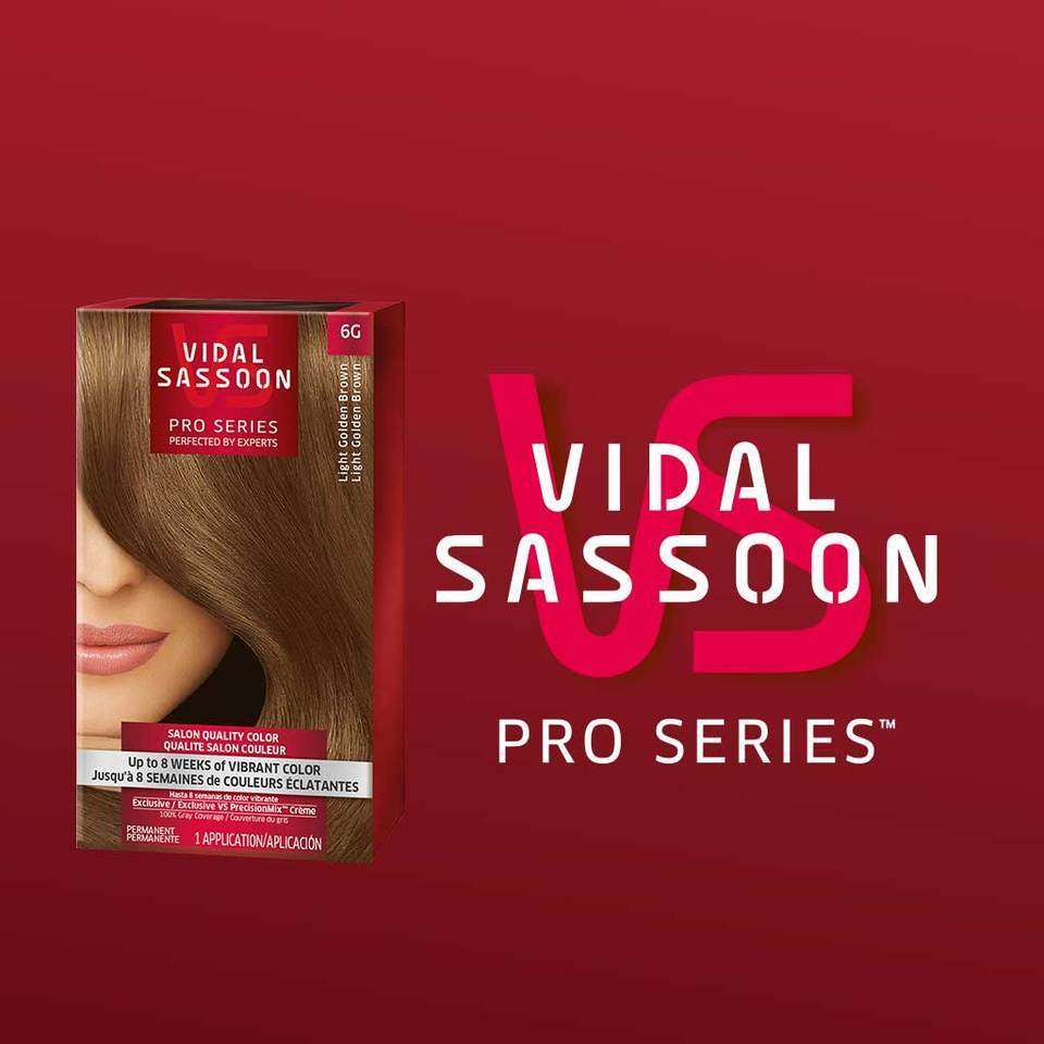 Amazon.com : Vidal Sassoon Pro Series Hair Color, 6G Light Golden Brown ...