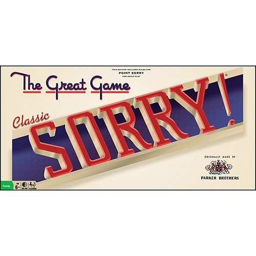 Original Sorry Game Cards