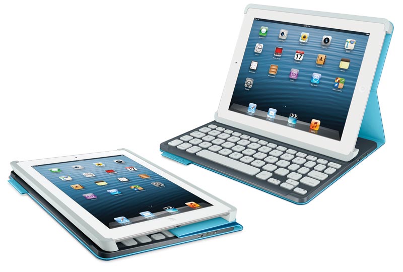 Amazon.com: Logitech Keyboard Folio for iPad 2G/3G/4G - Electric Blue ...
