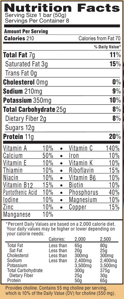Amazon.com : Boost Nutrition Bars, Chocolate, 1.76 oz. Bars, 8 Count ...