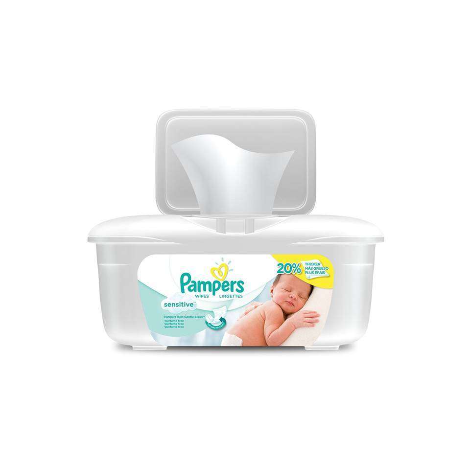Amazon.com: Pampers Baby Wipes Natural Clean (Unscented) 3X Pop-Top ...