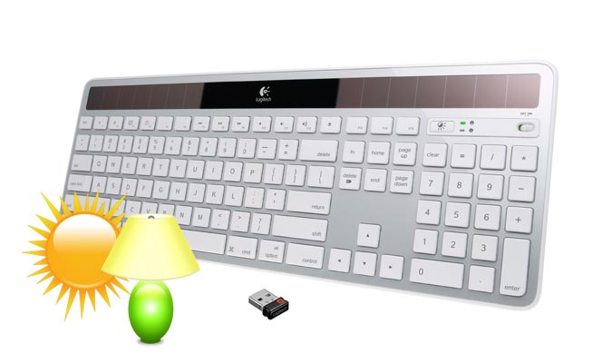 Amazon.com: Logitech Wireless Solar Keyboard K750 for Mac - Retail Box - Silver : Electronics