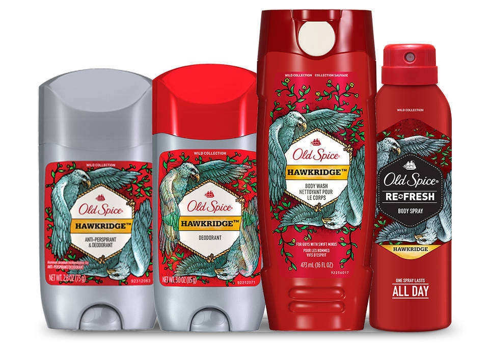 Amazon.com : Old Spice Wild Collection Hawkridge Men's Body Spray 3.75 ...