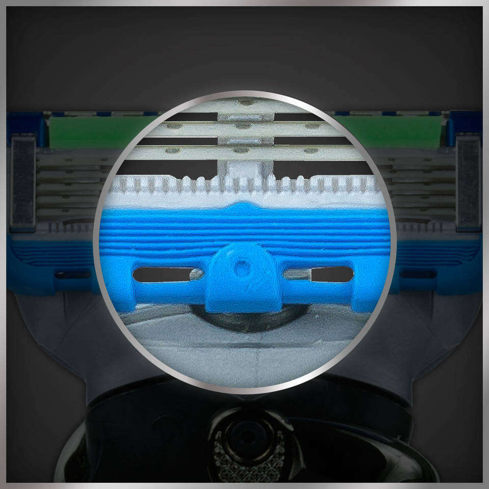 Gillette Fusion ProGlide Silvertouch Power Men’s Razor With Flexball ...