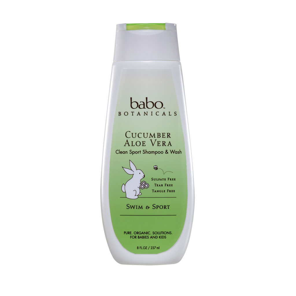 Amazon.com: Babo Botanicals Swim & Sport Shampoo & Wash, Cucumber Aloe ...