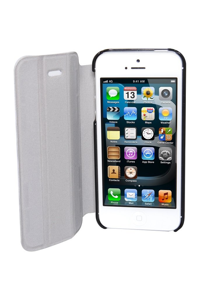 Amazon.com: RevJams FlipBack Smart Case/Cover with Stand for iPhone 5 ...