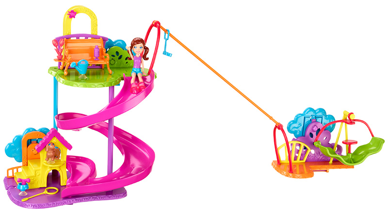 Amazon.com: Polly Pocket Wall Party Pet Park Playset : Toys & Games
