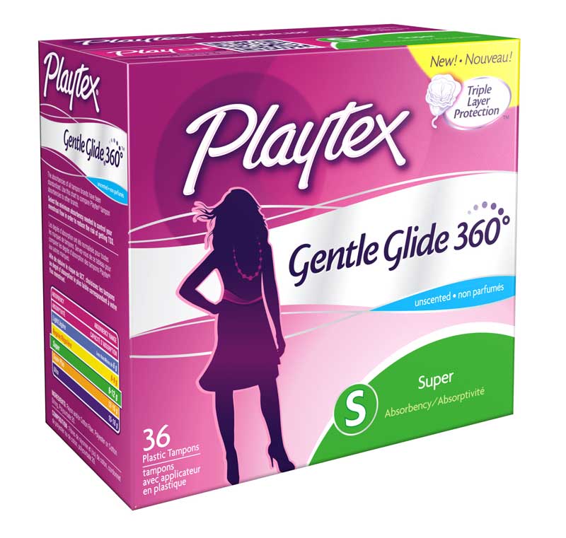 Amazon.com: Playtex Simply Gentle Glide Unscented Tampons, Super ...