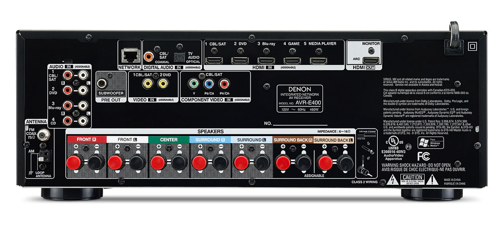 Amazon.com: Denon AVR-E400 7.1 Channel 4K and 3D Pass Through ...