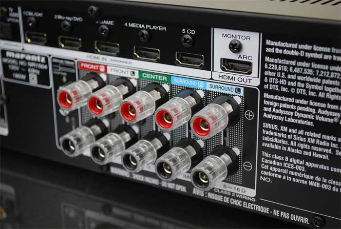 Amazon.com: Marantz NR1504 Slim Line 5.1 Channel Home Theater Network ...