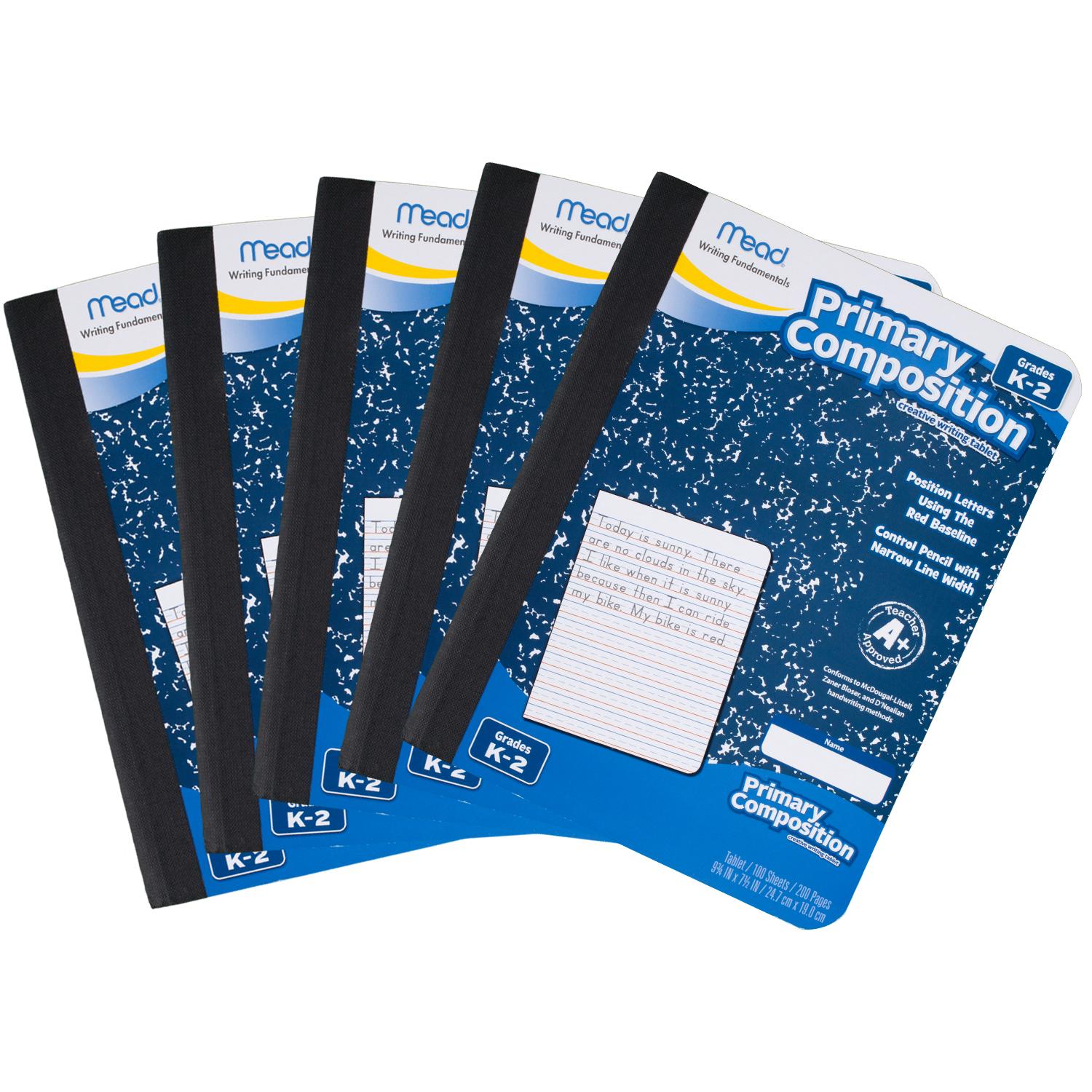 Amazon.com : Mead Composition Books / Notebooks, Primary, Grades K-2 ...