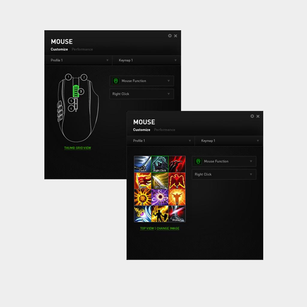 Razer Naga Chroma MMO Gaming Mouse - 12 Programmable Thumb Buttons ...