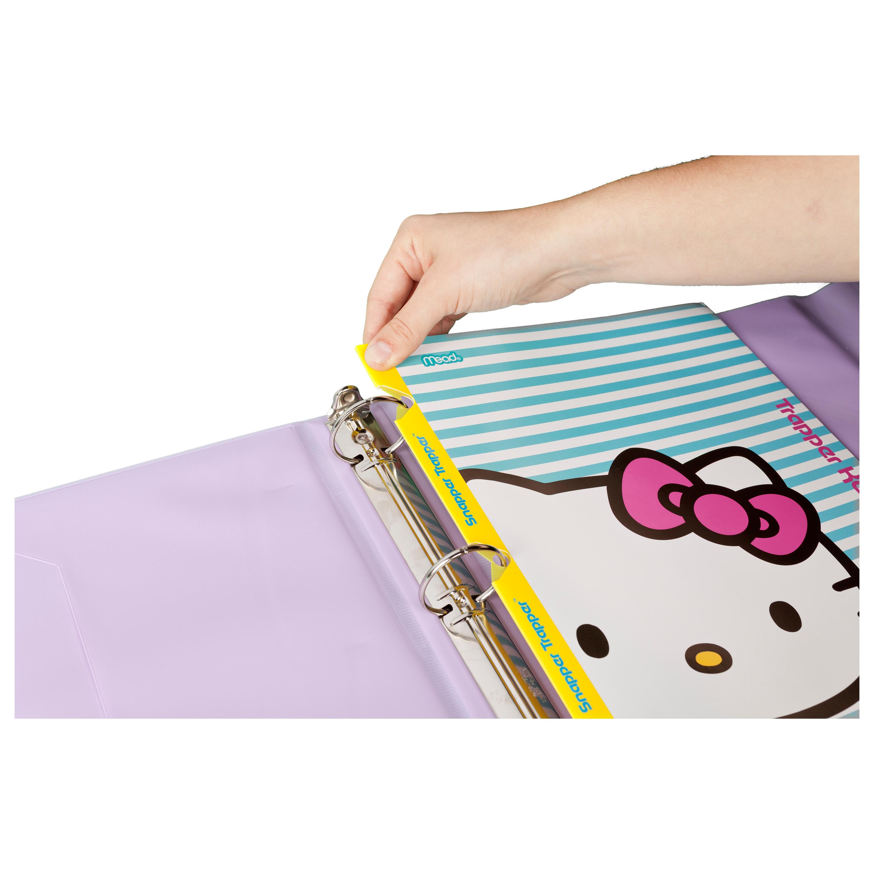 Amazon.com : Trapper Keeper Hello Kitty 2-Pocket Folders with Snapper ...