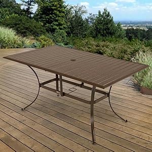 Amazon.com : Panama Jack Outdoor Island Breeze Slatted Aluminum ...