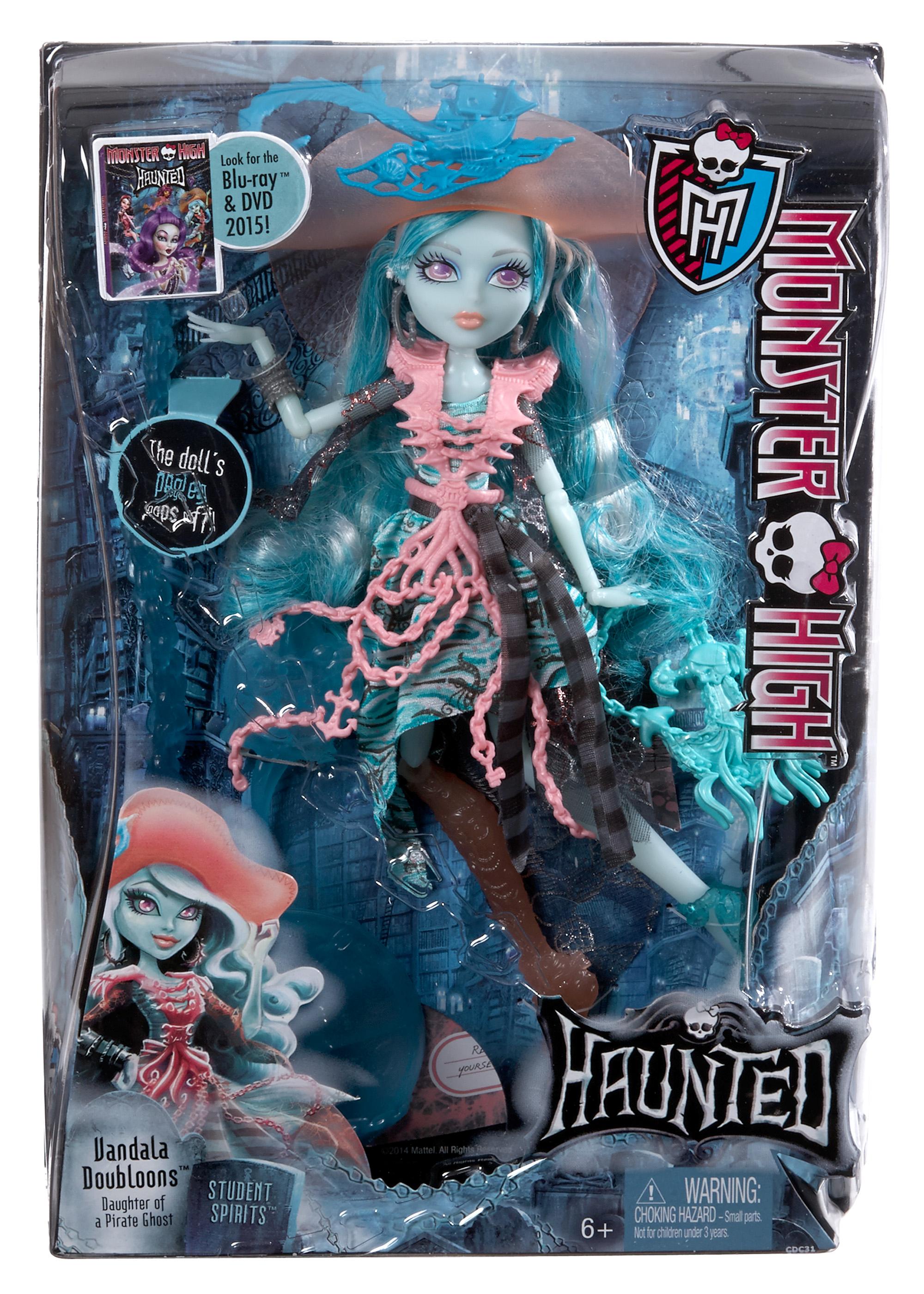 Amazon.com: Monster High Haunted Student Spirits Vandala Doubloons Doll ...