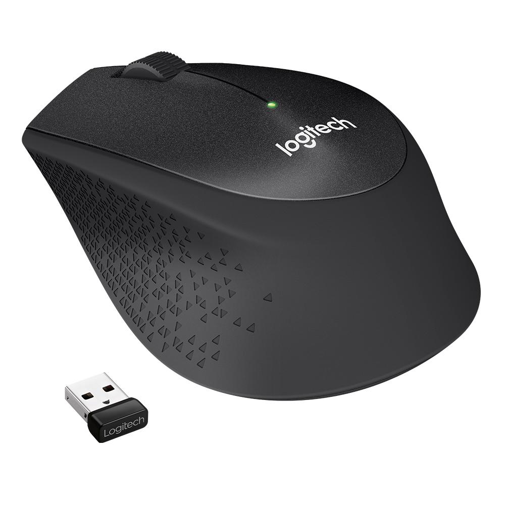 Amazon Logitech M330 Silent Plus Wireless Large Mouse Black