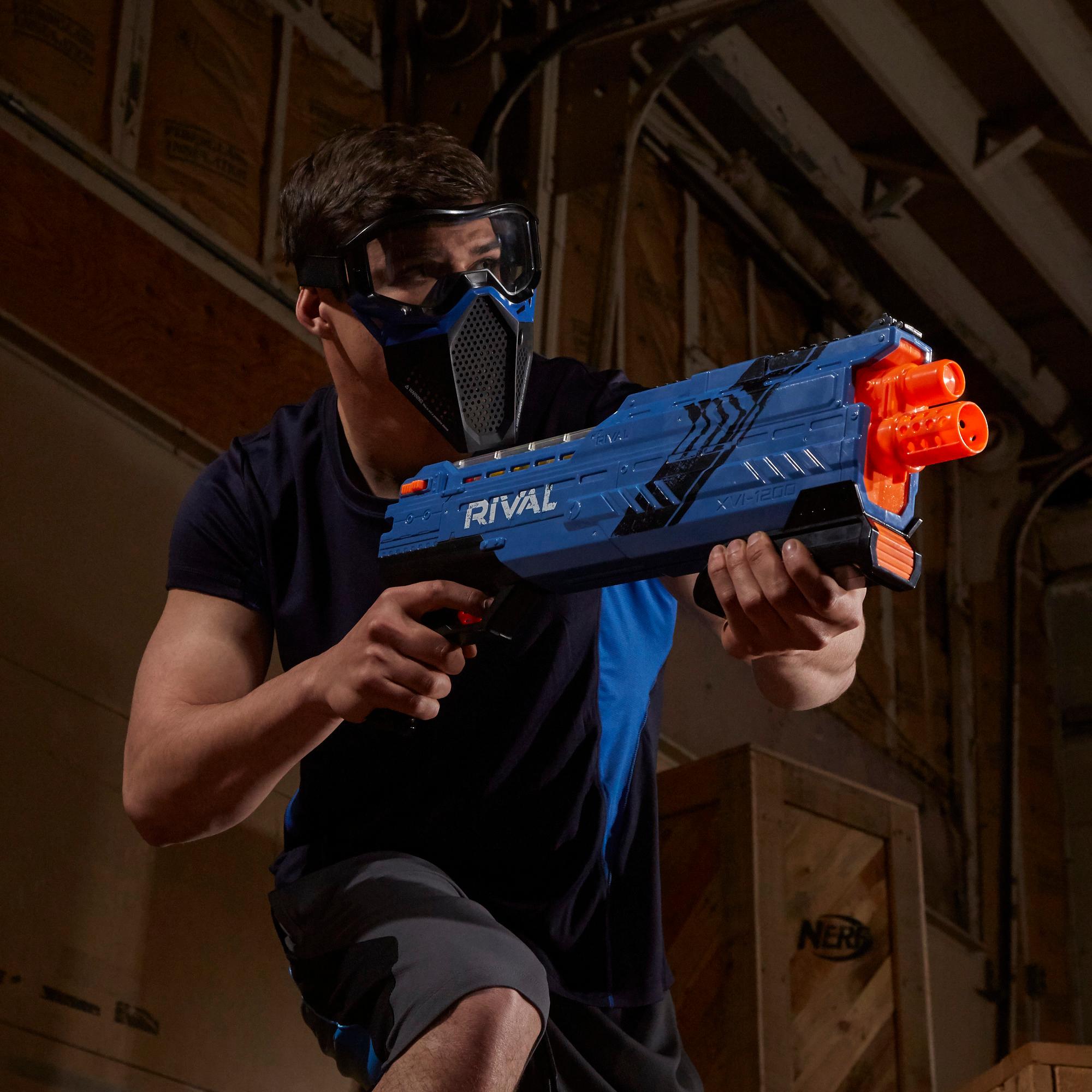 Amazon.com: Nerf Rival Atlas XVI-1200 Blaster (Blue): Toys & Games