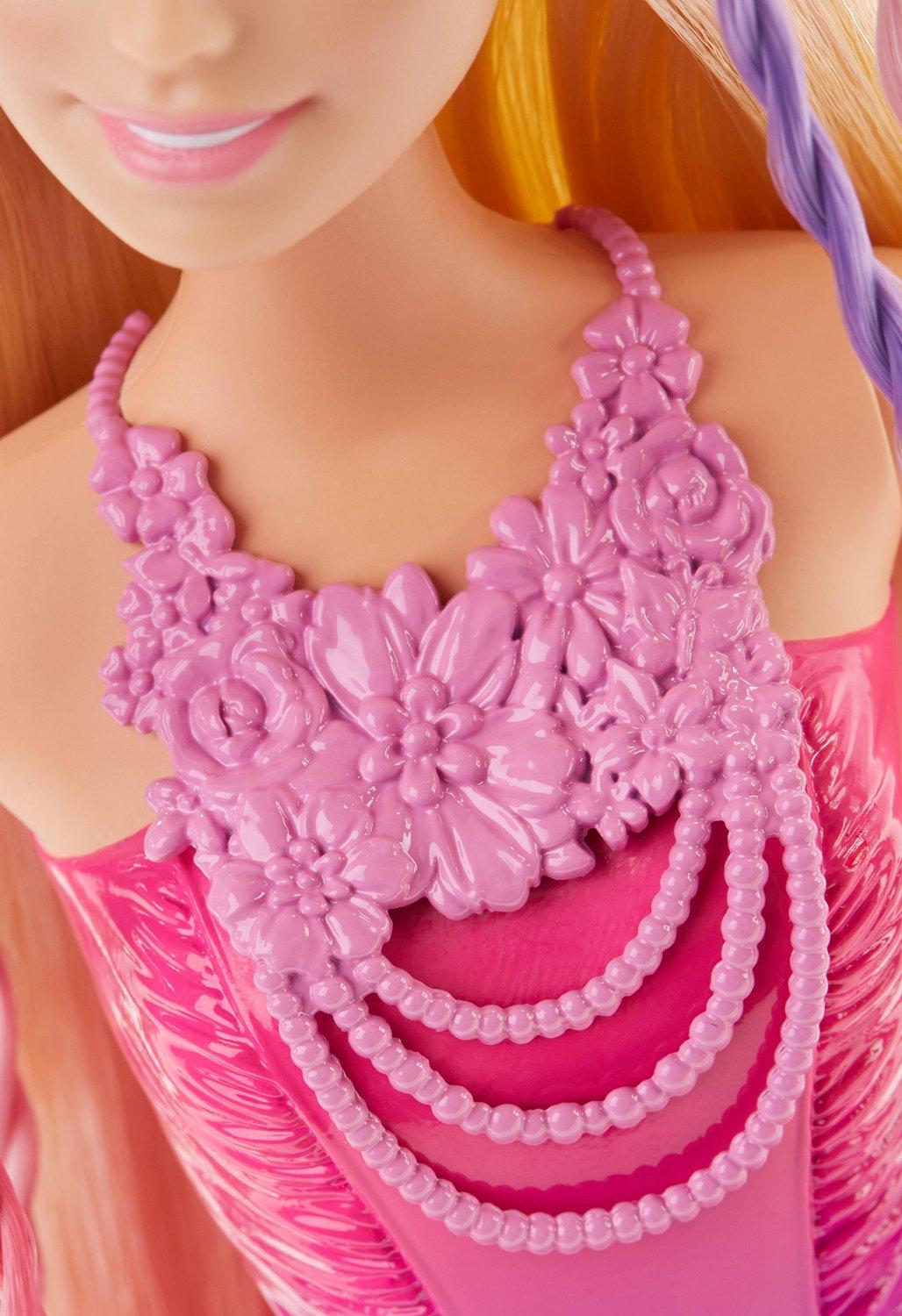 Amazon.com: Barbie Endless Hair Kingdom Snap 'n Style Princess Doll ...