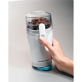 Amazon.com | Hamilton Beach Coffee Grinder, STD, White: Power Coffee ...