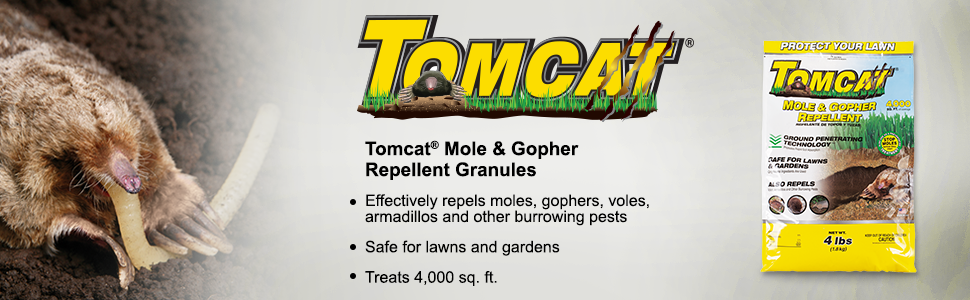 Amazon.com : Tomcat Mole and Gopher Repellent Granules (Not Sold in AK ...