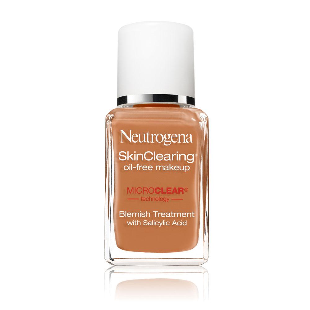 Amazon.com : Neutrogena SkinClearing Liquid Makeup, Tan 120, 1 Ounce ...