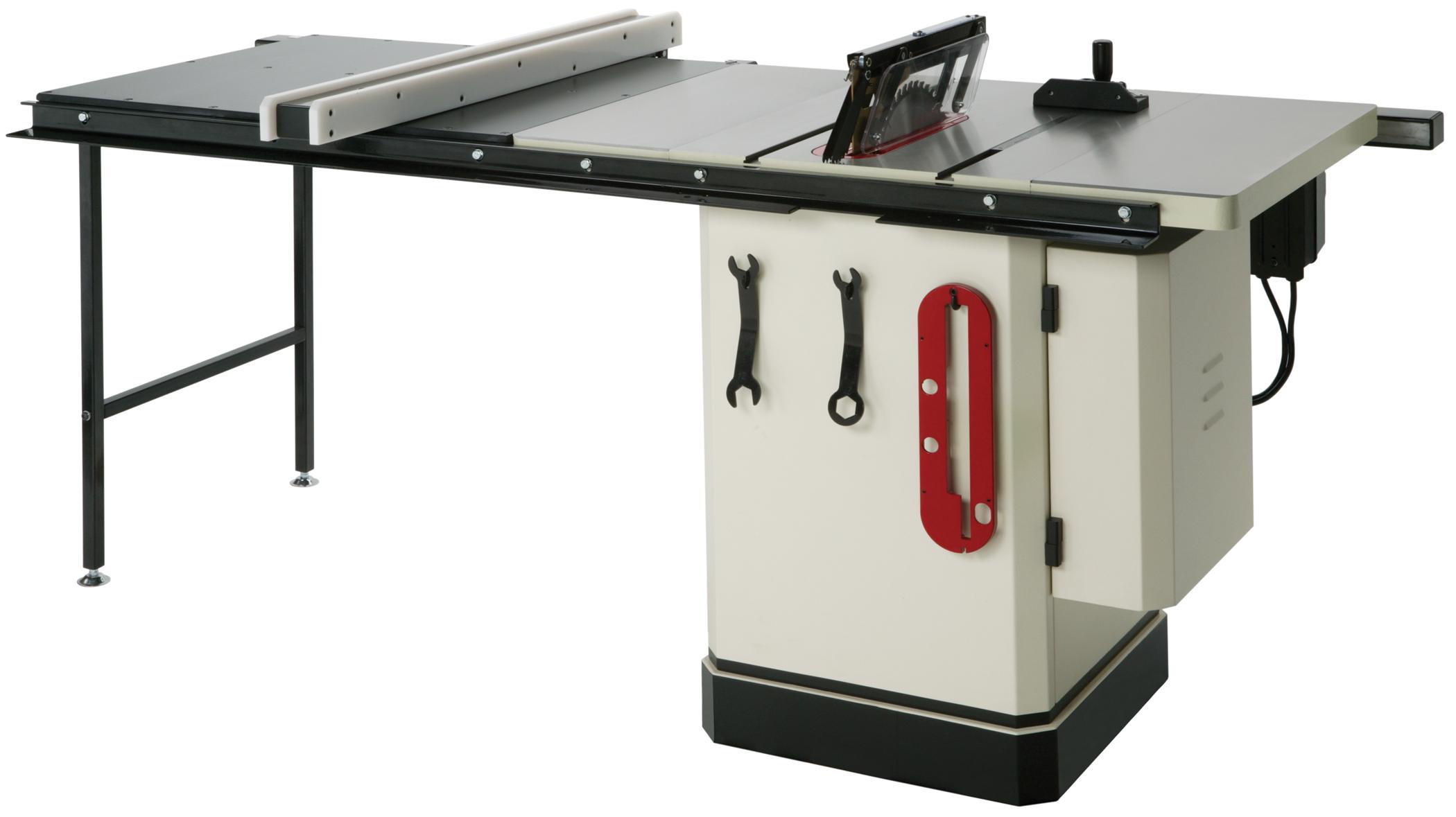 Shop Fox W1820 3 HP 10-Inch Table Saw with Extension Table and Riving ...