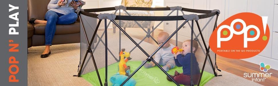 Amazon.com : Summer Infant Pop N' Play Portable Playard : Baby