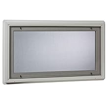 Park Ridge Products VBHI3218PR VBHI Vinyl Basement Hopper Window, 32" x ...
