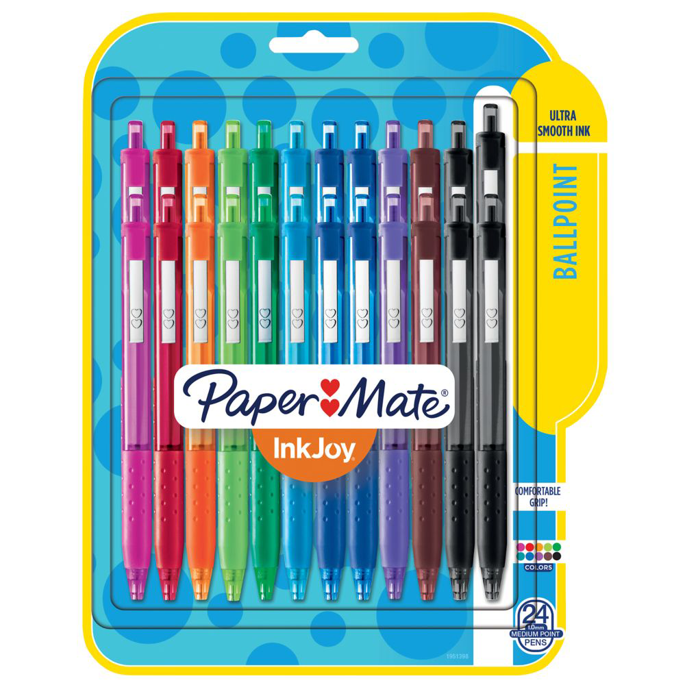Amazon.com : Paper Mate InkJoy 300RT Retractable Ballpoint Pens, Medium ...