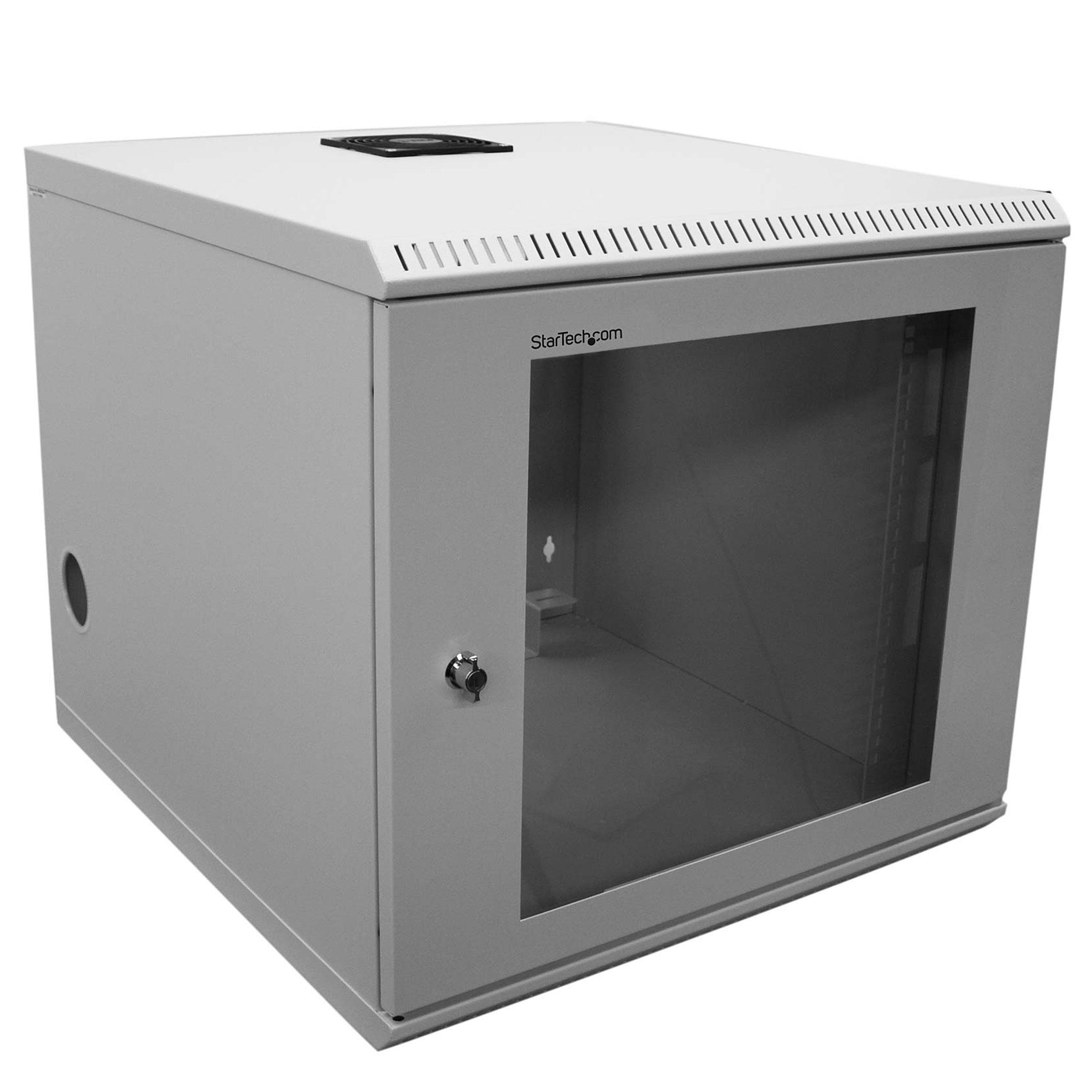 Amazon StarTech 10U 19 Inch Wall Mounted Server Rack Cabinet Amazon StarTech 10U 19 Inch Wall Mounted Server Rack Cabinet