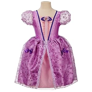 Amazon.com: Sofia the First Royal Curtsy Dress Purple Fits sizes 4-6x ...