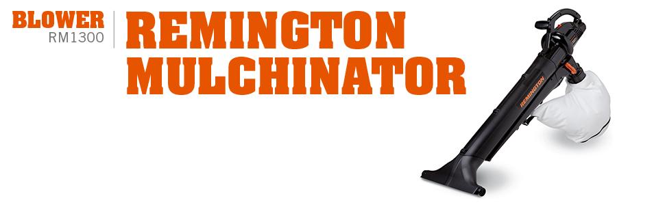 Amazon.com : Remington RM1300 Mulchinator 3-in-1 12 Amp Electric Blower ...