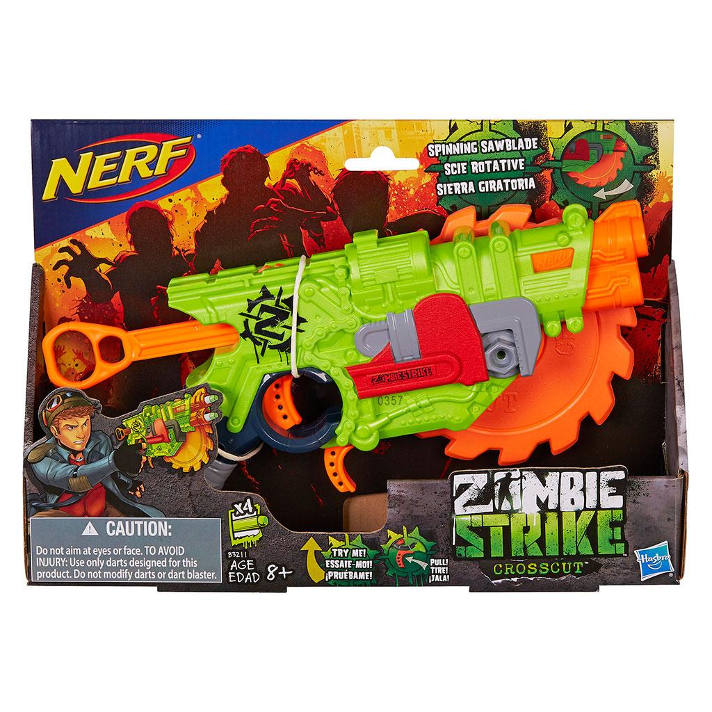 Amazon.com: Nerf Zombie Strike Crosscut Blaster: Toys & Games