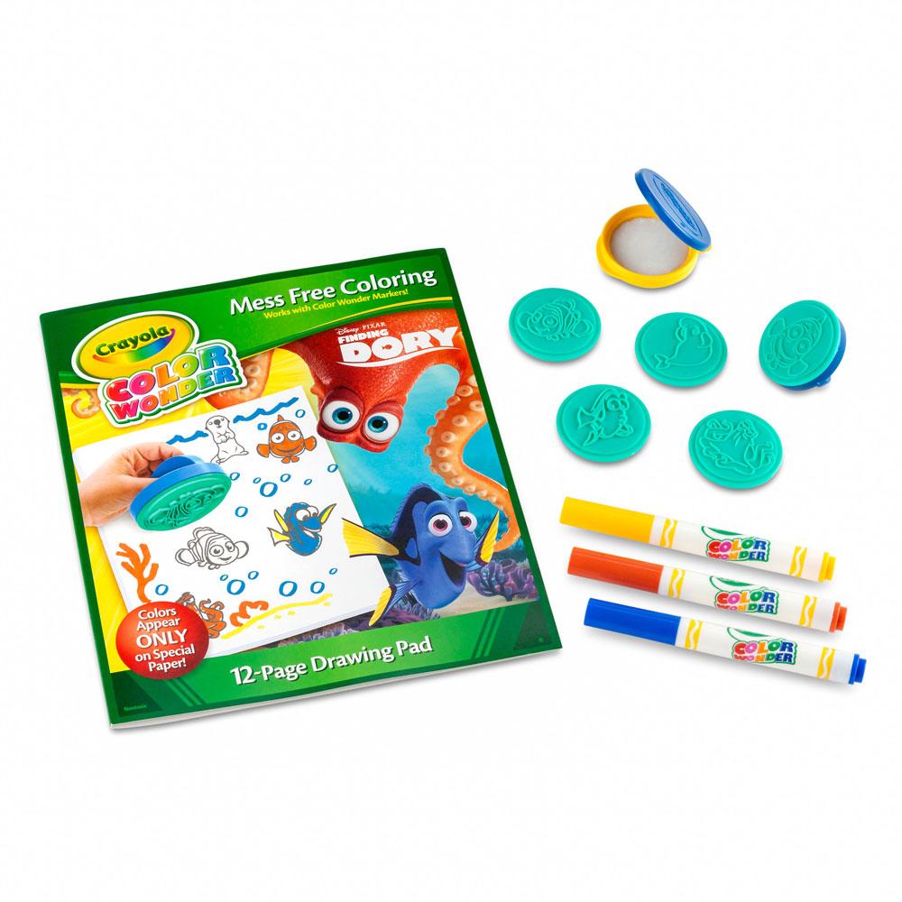 Amazon.com: Crayola Finding Dory Color Wonder Stamper & Paper Set: Toys ...