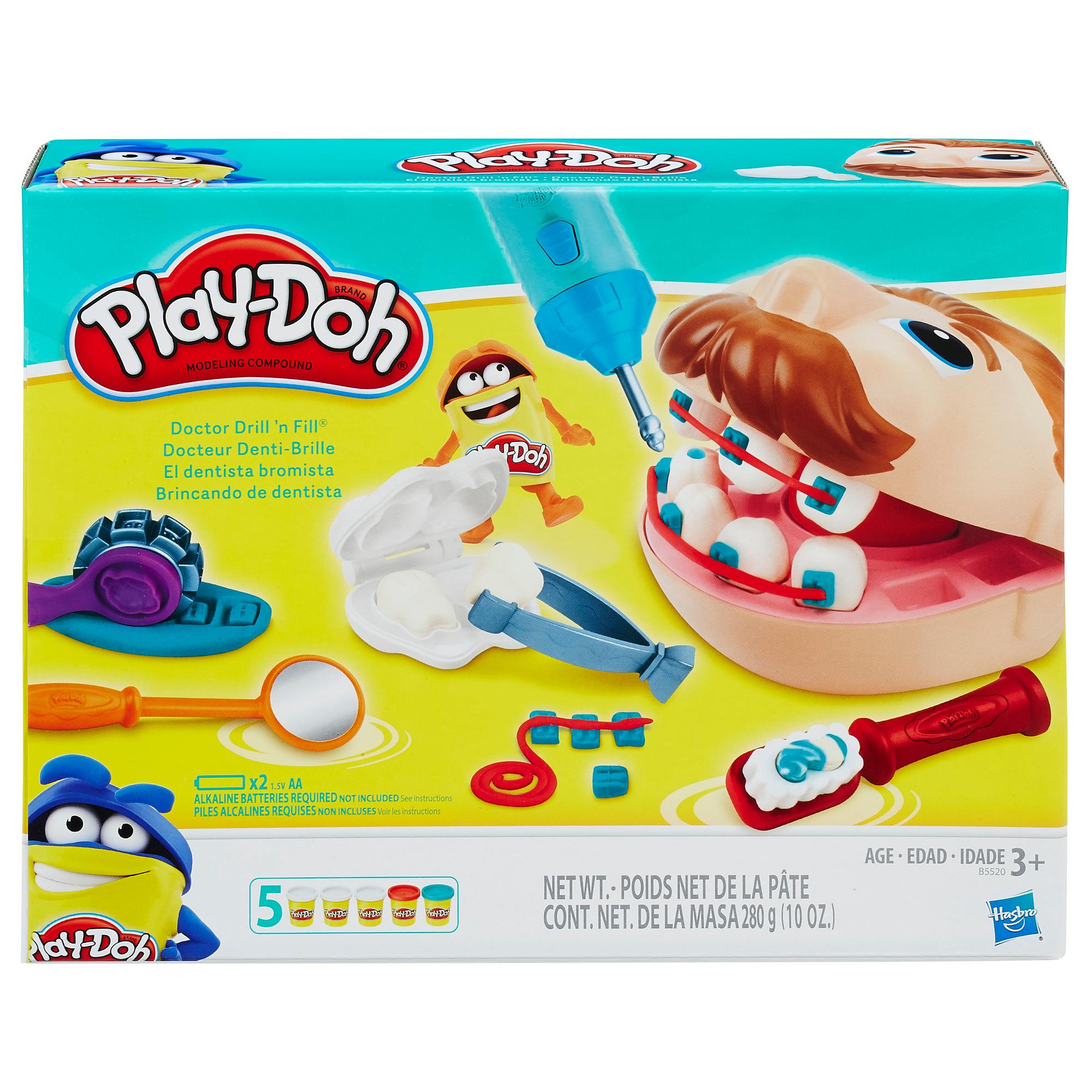 Amazon.com: Play-Doh Doctor Drill 'n Fill Retro Pack: Toys & Games