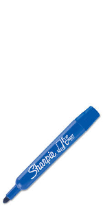 Amazon.com : Sharpie Pen, Medium Point, Black, 4-Count : Porous Point ...