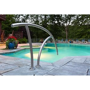 Amazon.com : S.R.Smith ART-1001S Artisan Series Single Pool Hand Rail ...